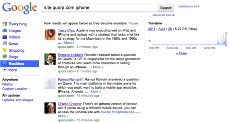 Google Adds Quora, More Social Sites to Realtime Search Results ...