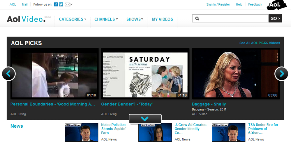 AOL Video Ranked #2 Most-Trafficked Online Video Platform by comScore ...